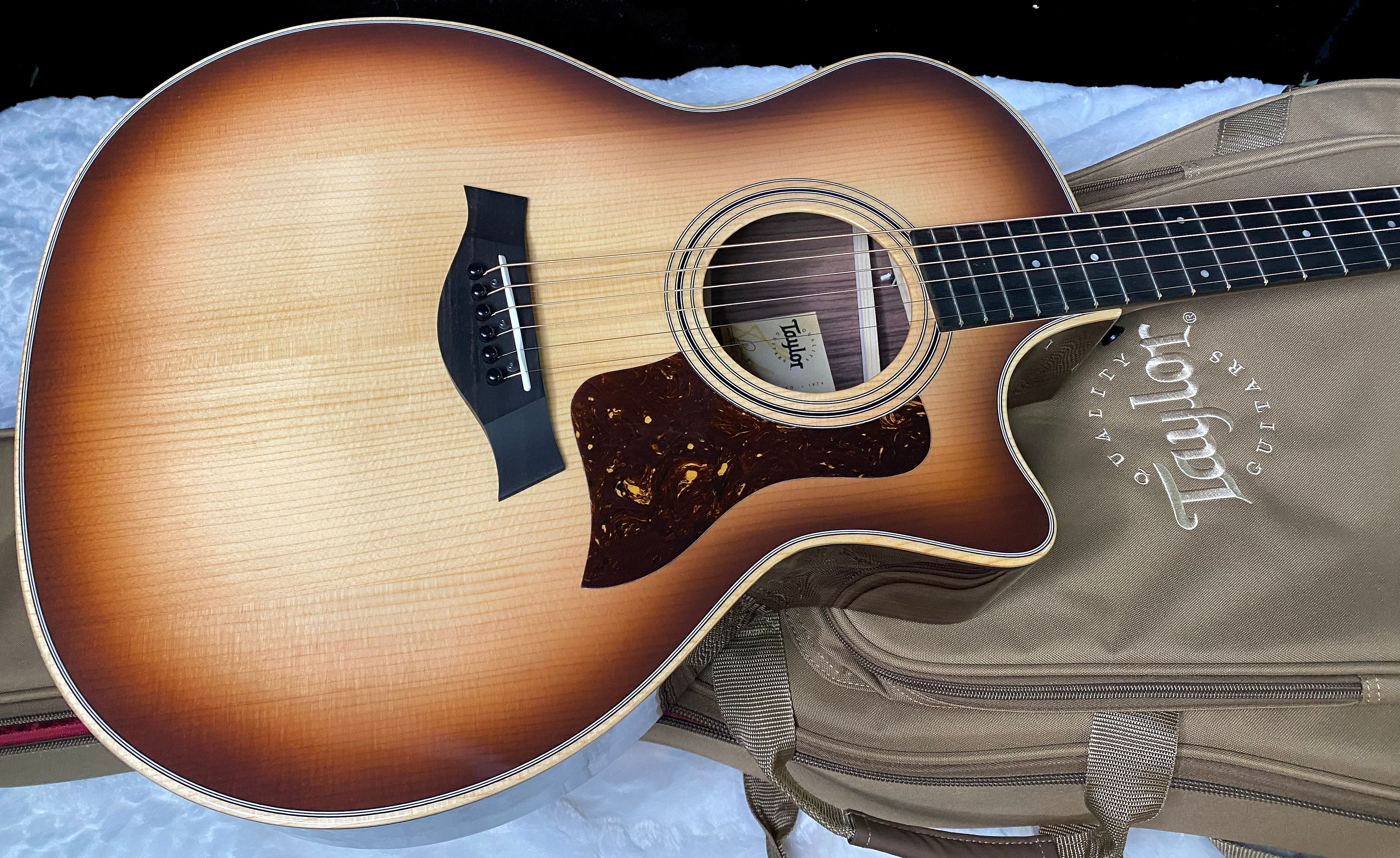 NEW! Taylor 414ce Studio Acoustic-Electric Guitar - Shaded Edgeburst ...